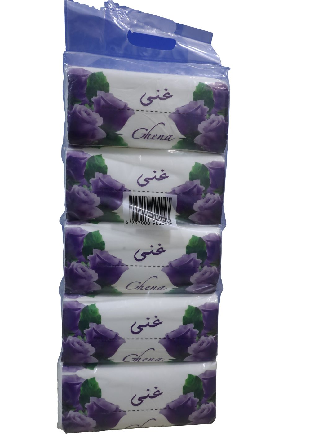 GHENA Facial Tissues 600S x 1 PLY x 5 – Ultra Soft Facial Tissues