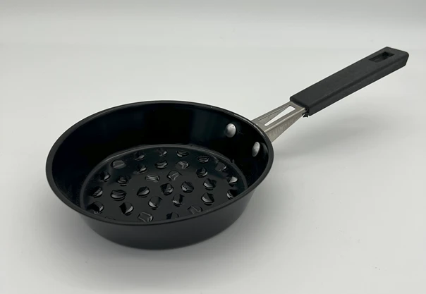 Mini Roasting coffee Pan with Perforated Base – Heat-Resistant Handle ...