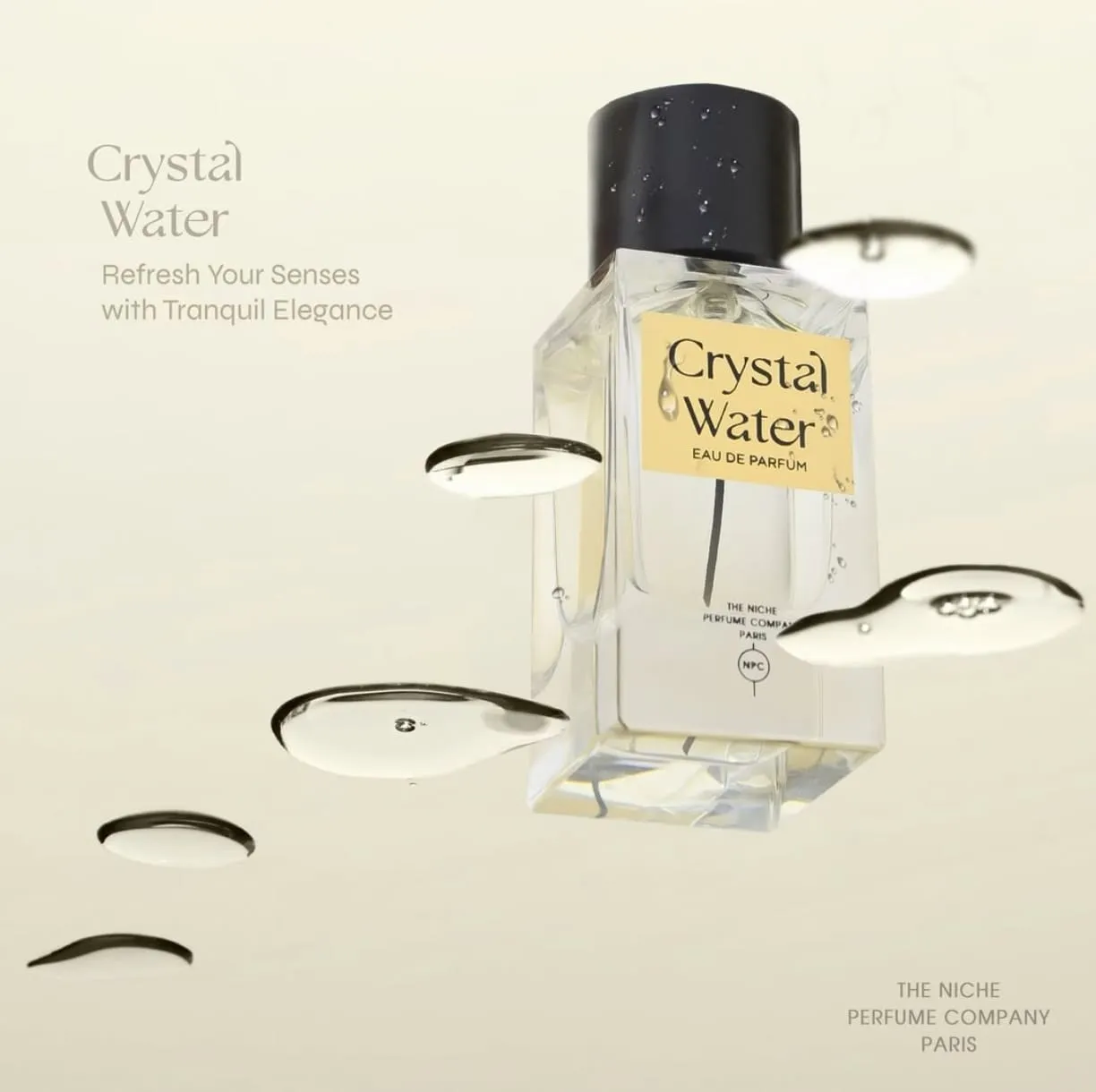 Crystal Water Eau de Parfum – Aquatic Floral Elegance (Unisex) 85 ml
